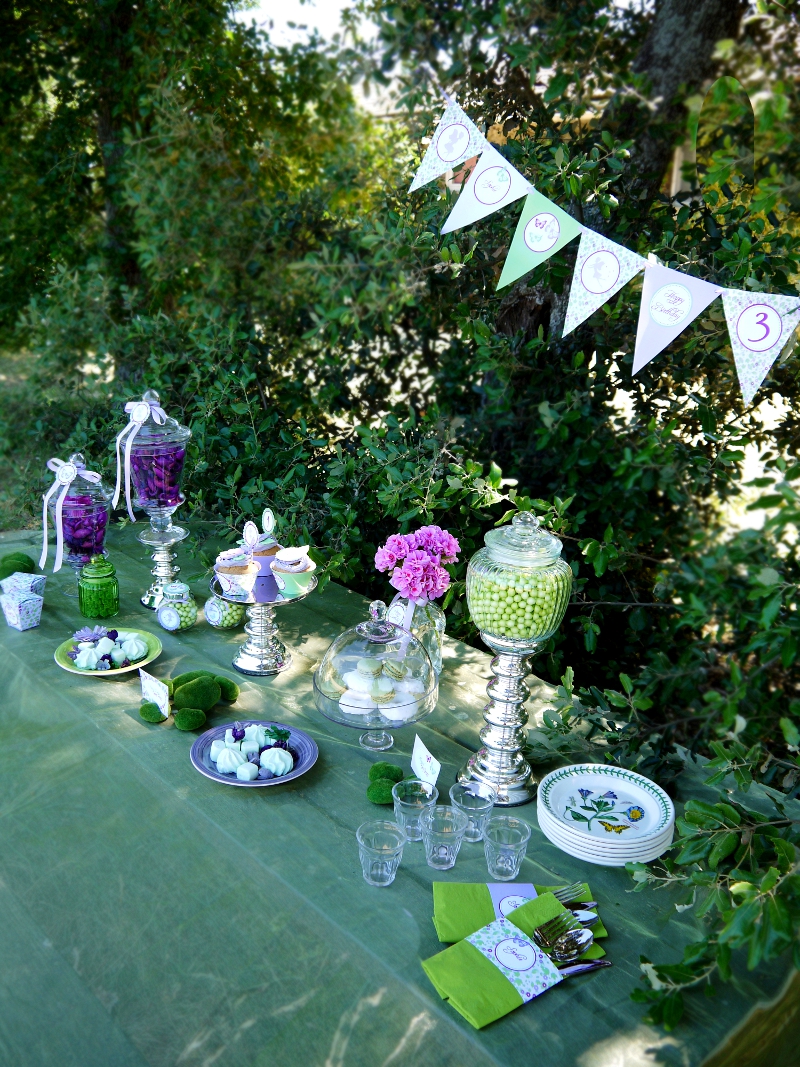 An Enchanting Lilac & Green Pixie Fairy Party - Party Ideas | Party ...