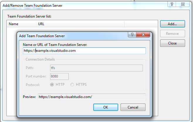 Solved: Solved: How to connect to Microsoft's free Team Foundation Server