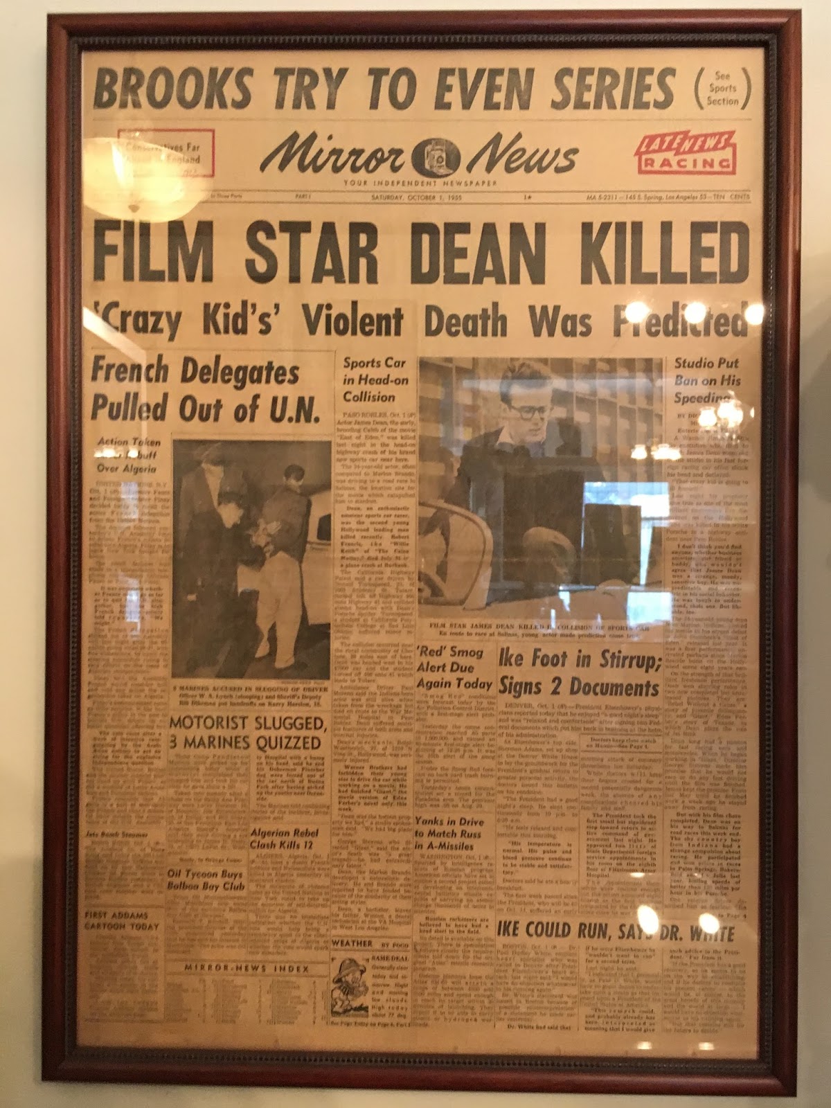 Soldier of Cinema: JAMES DEAN'S INDIANA: My visit to Fairmount & Marion ...