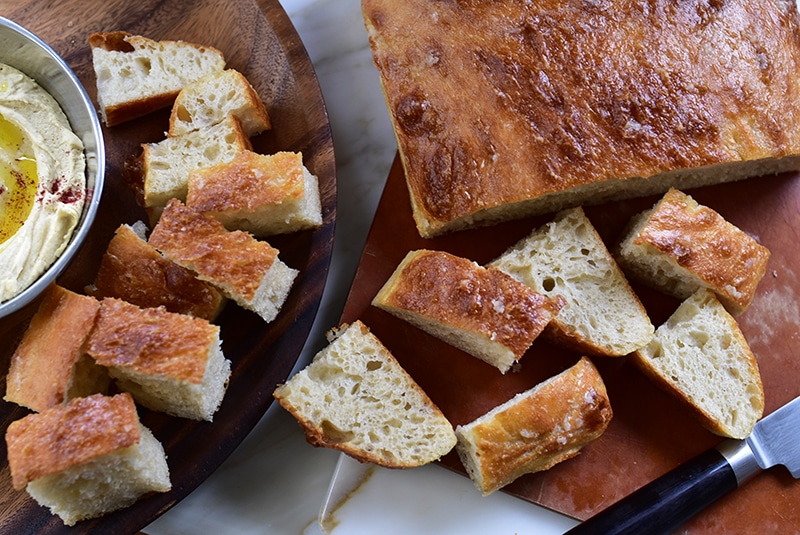 Garlic Butter Glazed Talami Bread Recipe | LEBANESE RECIPES