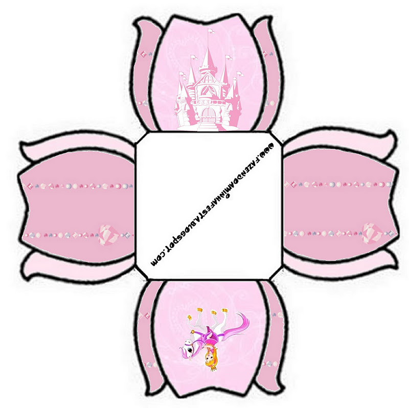 Blondie Princess: Free Printable Party Boxes. - Oh My Fiesta! in english