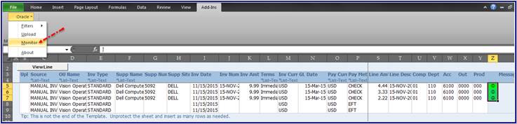 Oracle Applications Oracle Custom Web Adi Setups And Process For Ap Invoice Interface