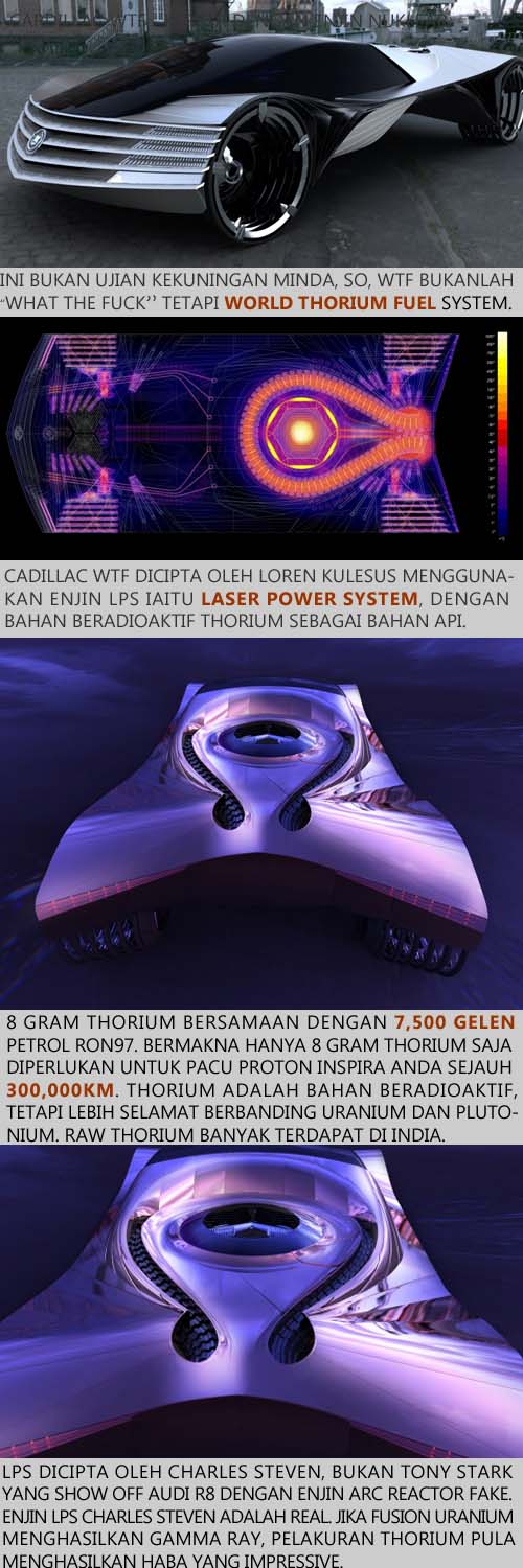 Cadillac WTF. Kereta konsep dengan nuclear fuel [12 pics] | Faceberuk