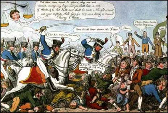 English Historical Fiction Authors: The Peterloo Massacre