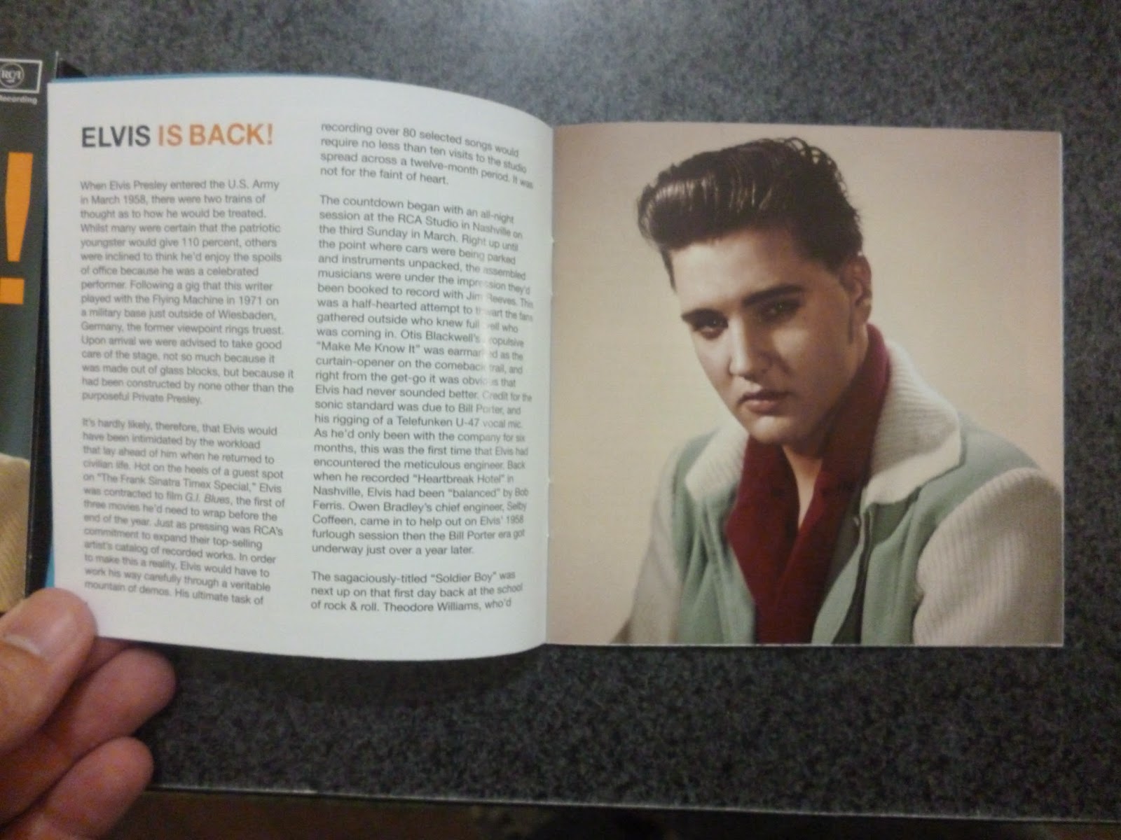 COLECCIONISTA DE DISCOS: Elvis Presley - Elvis Is Back! Legacy Edition ...