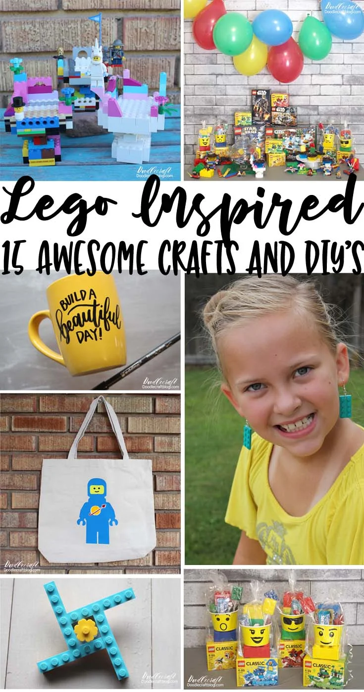 15 Lego inspired Crafts and DIY's!