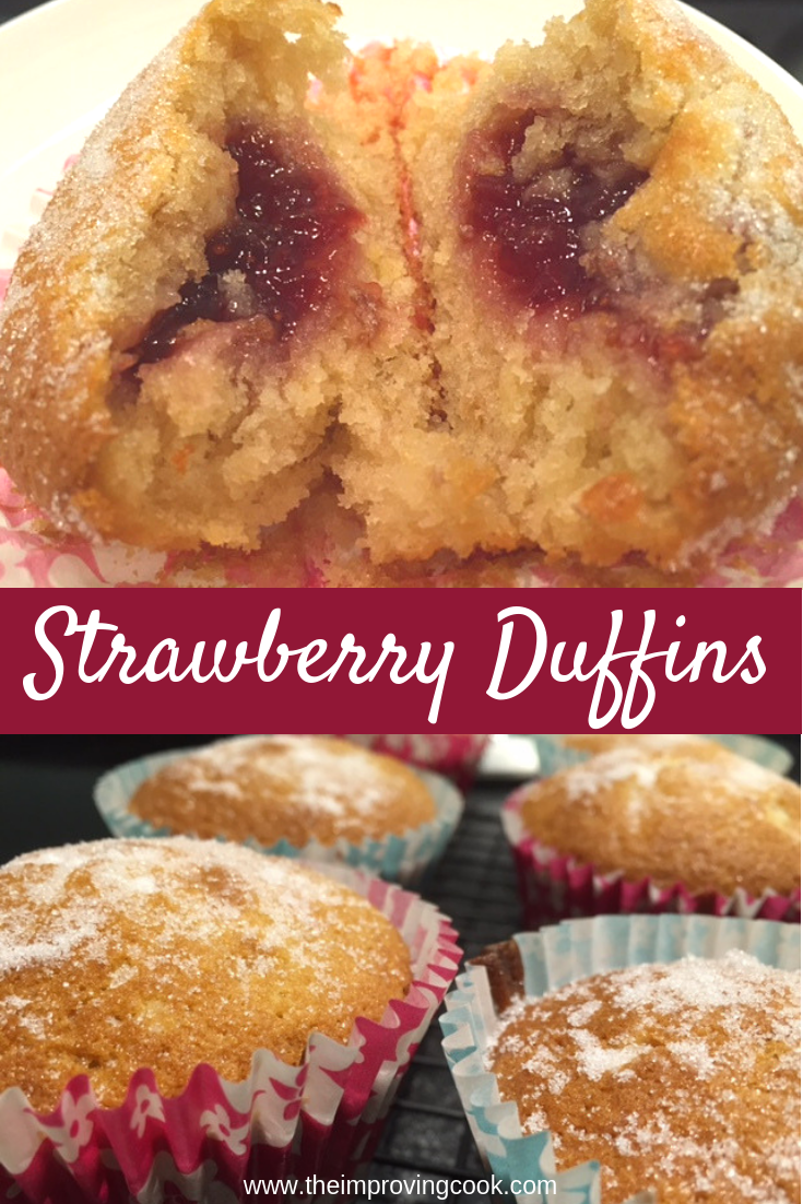 Strawberry Duffins (Doughnut Muffins)