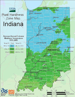 Farmers Know Best: Indiana USDA Plant Hardiness Zones Map