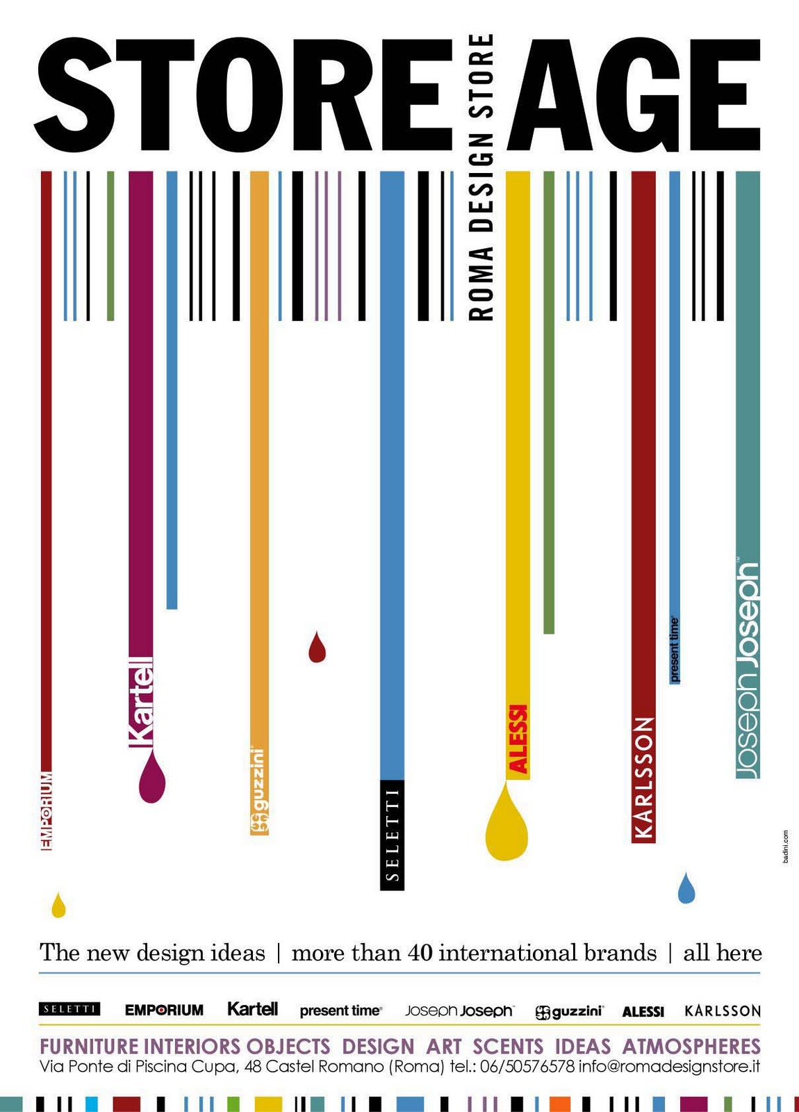 badinicreateam: STORE AGE / ROMA DESIGN STORE / ROME