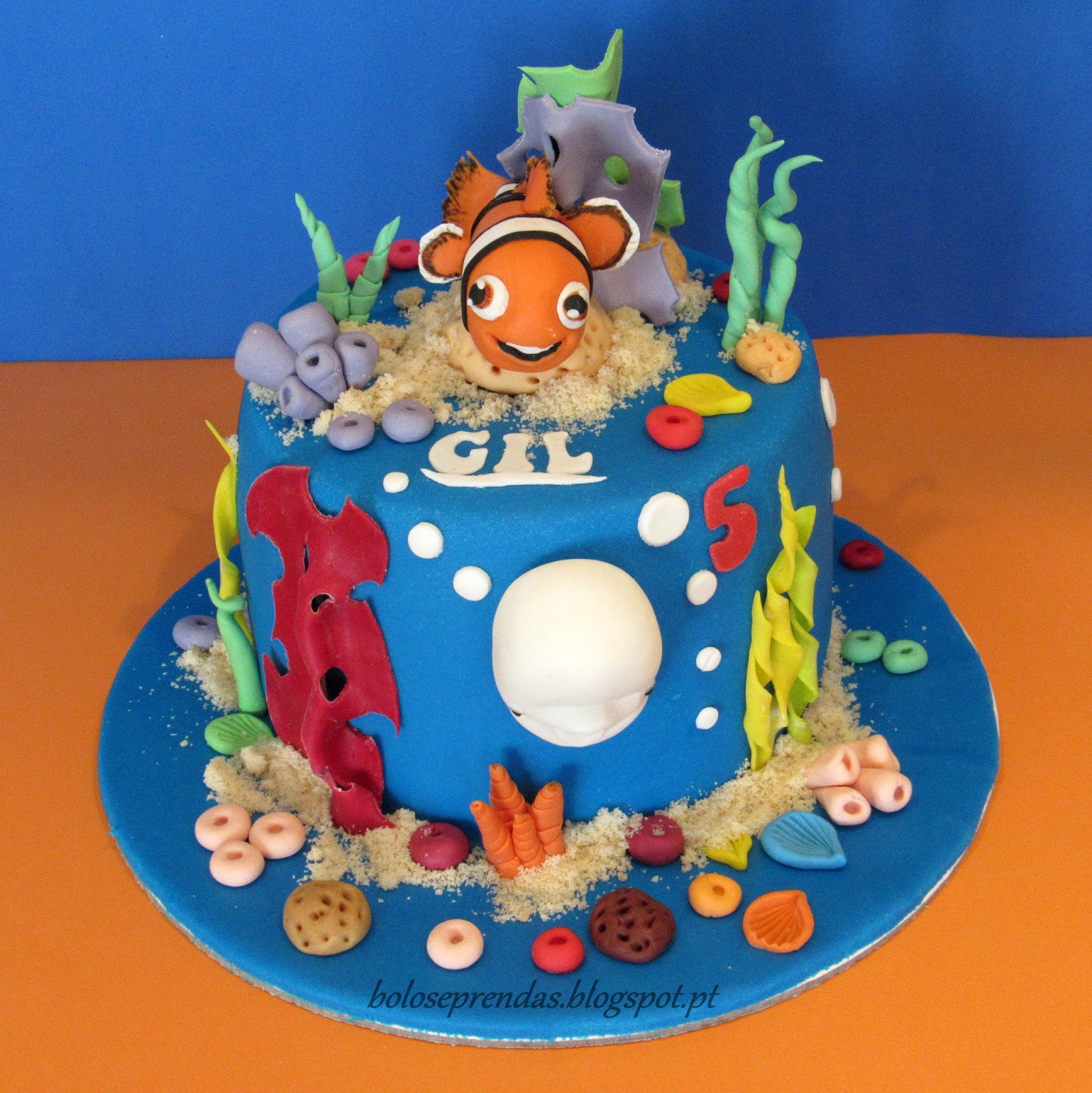 Carla Moreira - Cake Designer: Bolo Nemo