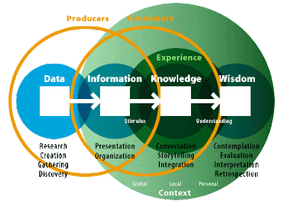 DIKW (Data-Information-Knowledge-Wisdom) for Dummies