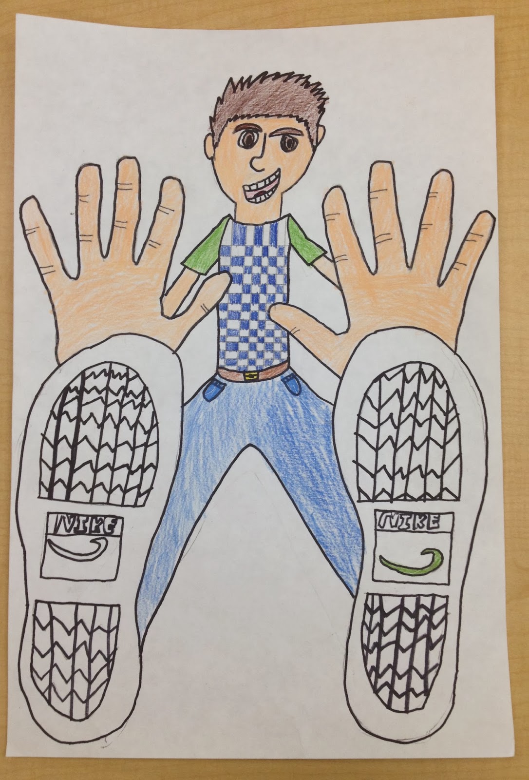 Artfully Ever After: Foreshortening with Fourth Graders!