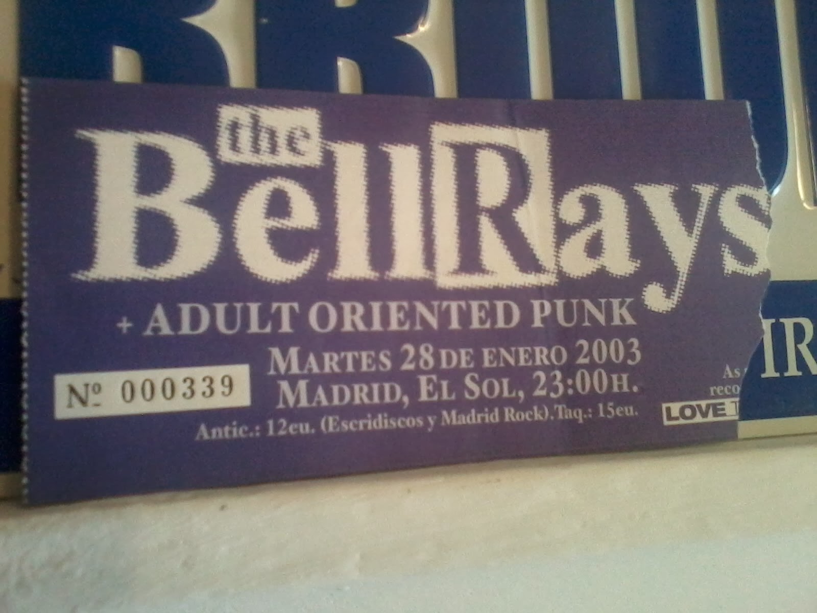 POR AMOR A LA MÚSICA - THE BELLRAYS - MEET THE BELLRAYS