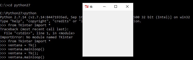 Graficación: Crear una ventana en Tkinter