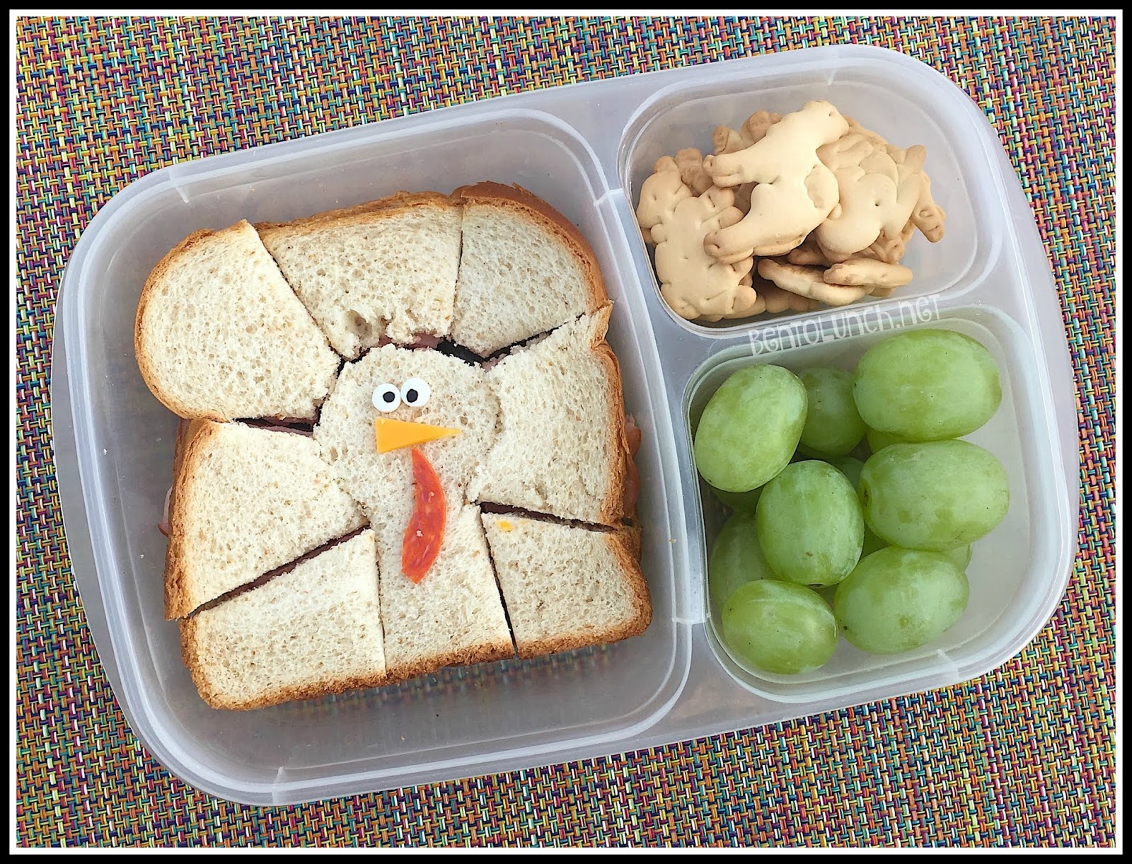 Thanksgiving Turkey Bento Lunches