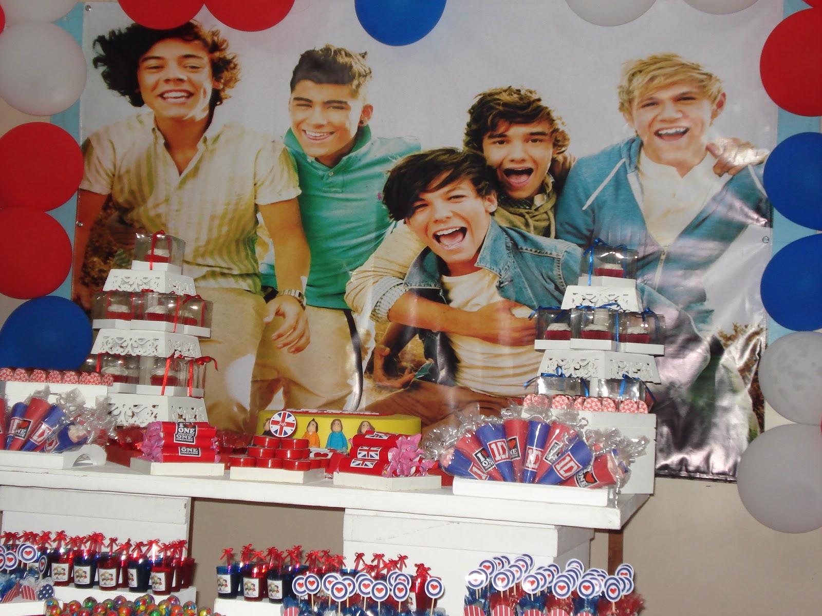 BRD ASSESSORIA E DECORAÇÃO DE EVENTOS: DECORAÇÃO TEMA ONE DIRECTION