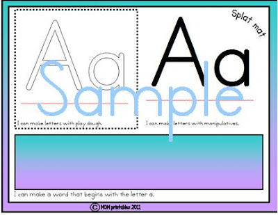 musings of me: Splat Mats