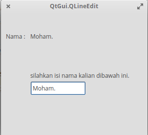 Cara membuat line dan teks edit pada Window GUI python menggunakan ...