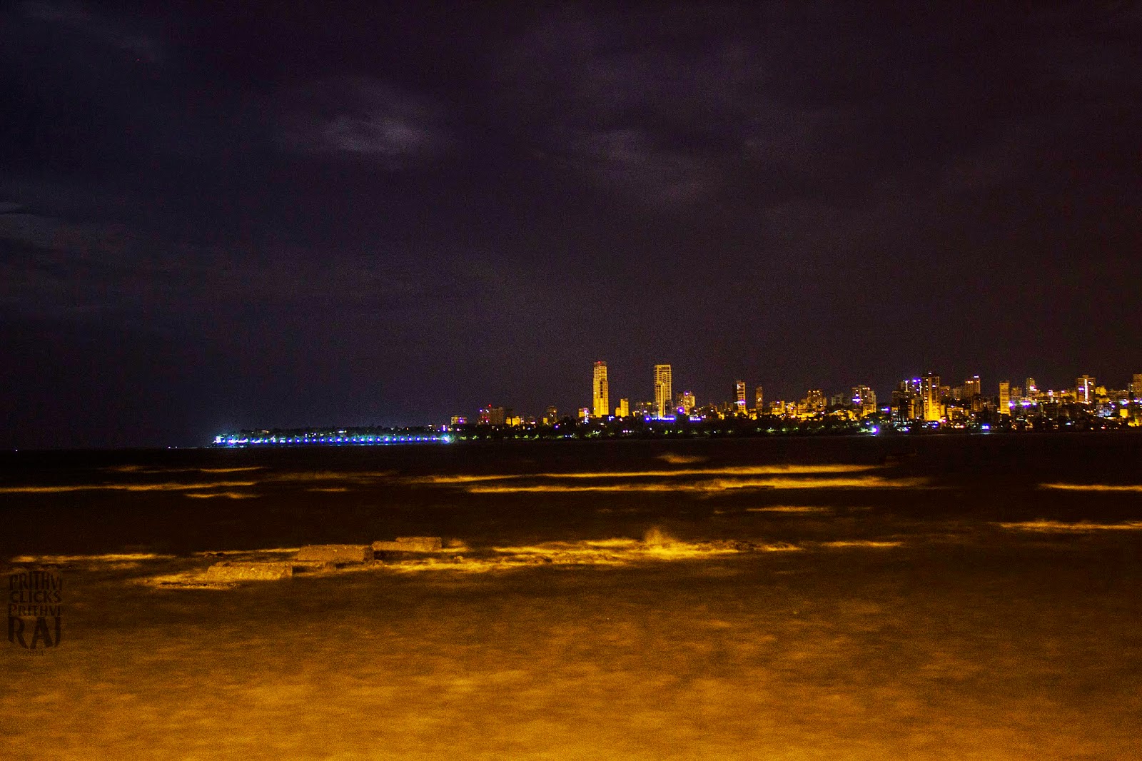 Cruising At Full Throttle: A Night at Marine Drive.