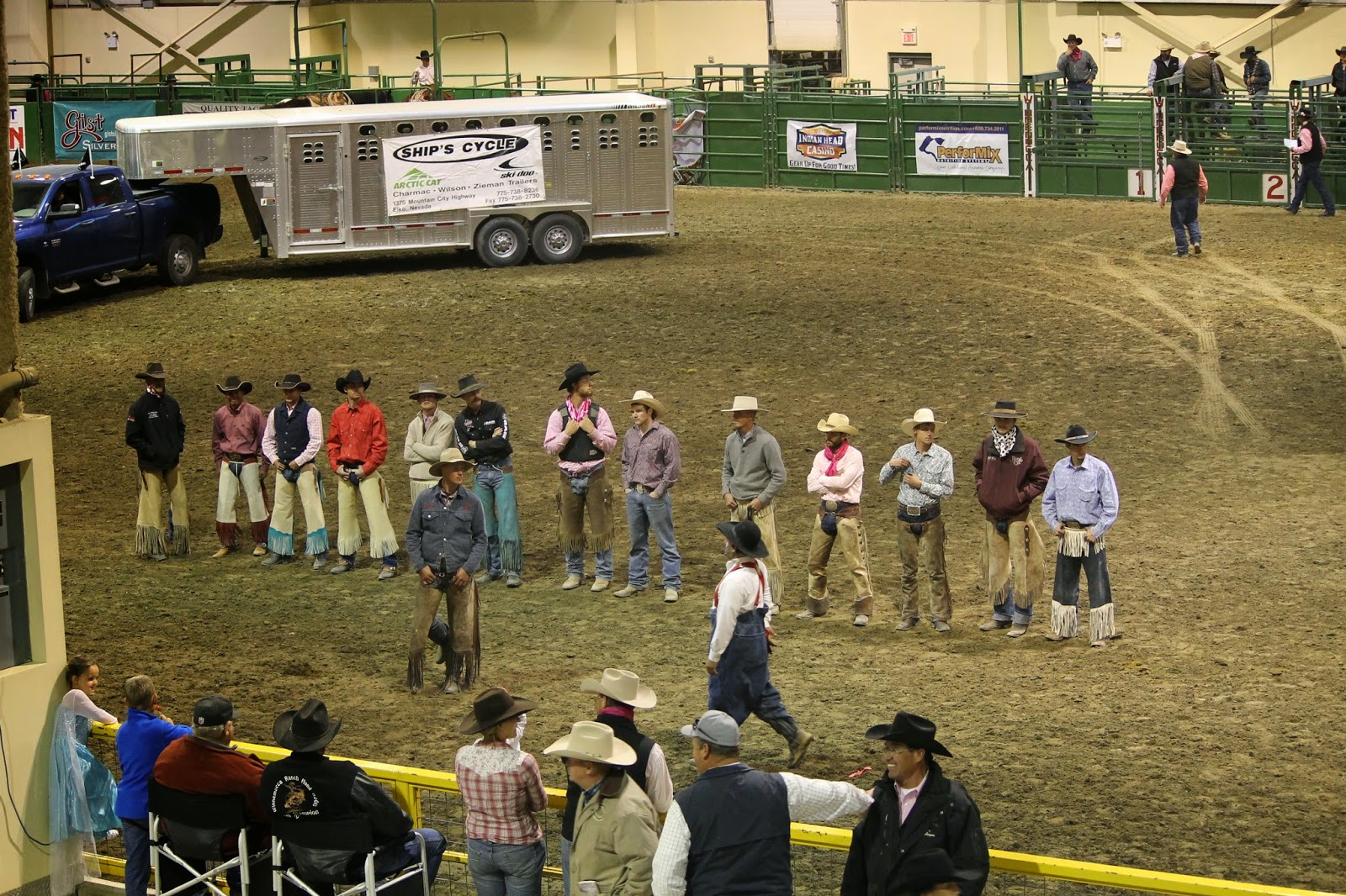 One of the highlights of our trip was watching the Ranch Bronc Riding!