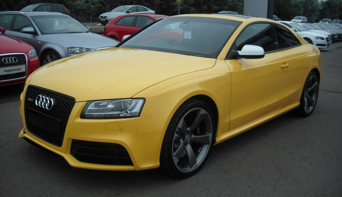 Audi RS5 in Imola Yellow | quattroholic.com