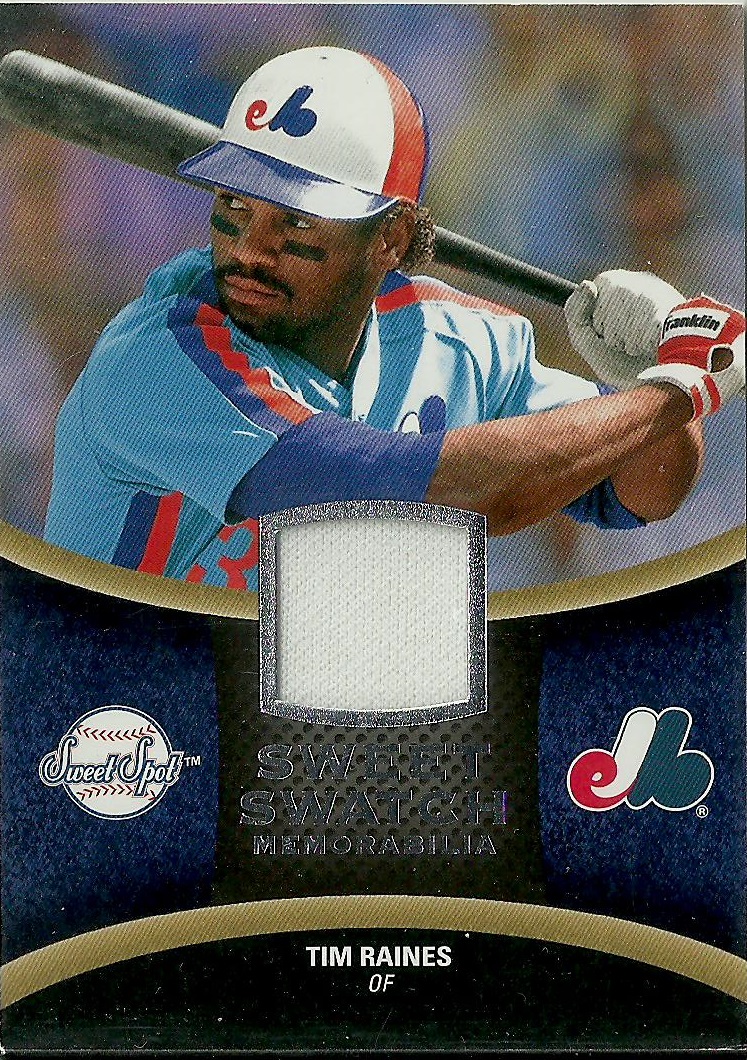 Hell's Valuable Collectibles: Tim Raines Swatch Card