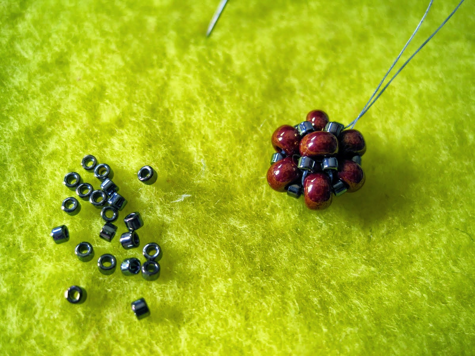 Mr. Micawber's Recipe for Happiness: Simple Beaded Shank Button ~ a ...