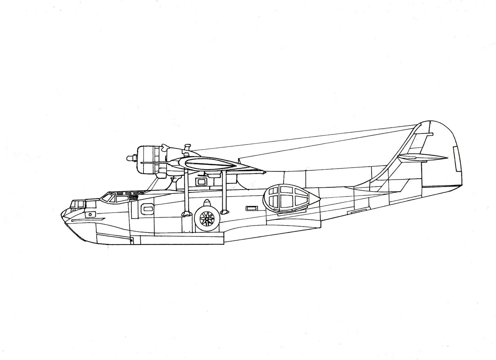 Consolidated PBY-5 Catalina ~ AIRCRAFT DRAWINGS