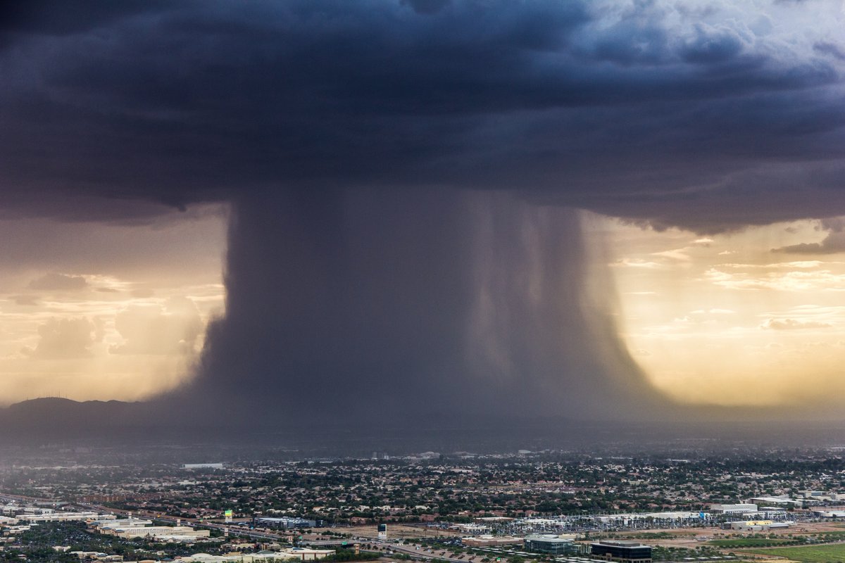 MADWEATHER: Severe Thunderstorm Hits Sky Harbor