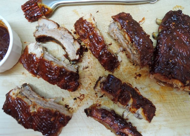 The Briny Lemon: Oven-Baked Baby-Back Ribs with Chipotle-Maple Barbecue ...