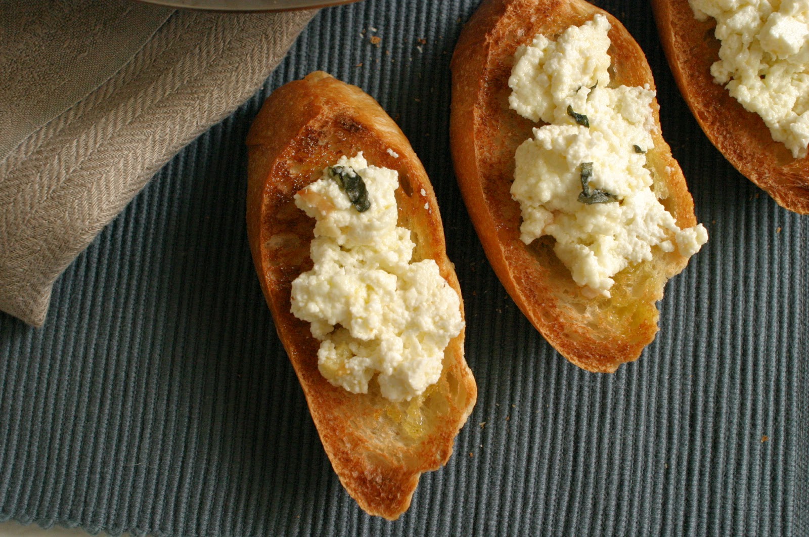 All Our Fingers in the Pie: Hot Herb Garlic Ricotta Dip