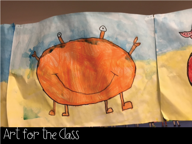 Crab Classroom Art Project | Art for the Class
