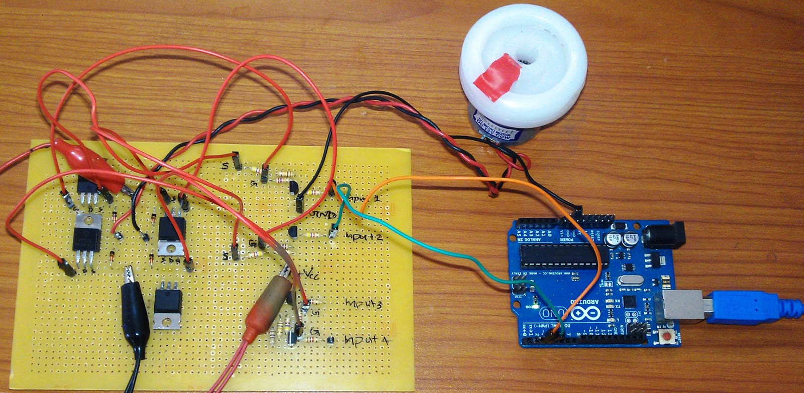Ham Radio MIPL: H-Bridge Motor Driver using MOSFET's and Transistors