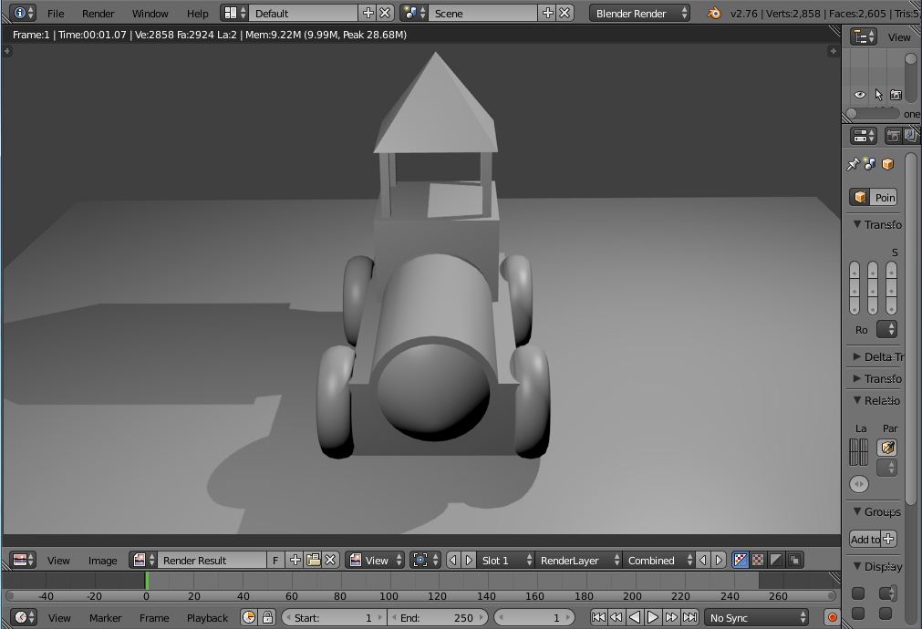 Basic Train Blender 3D - Blog Of Duty