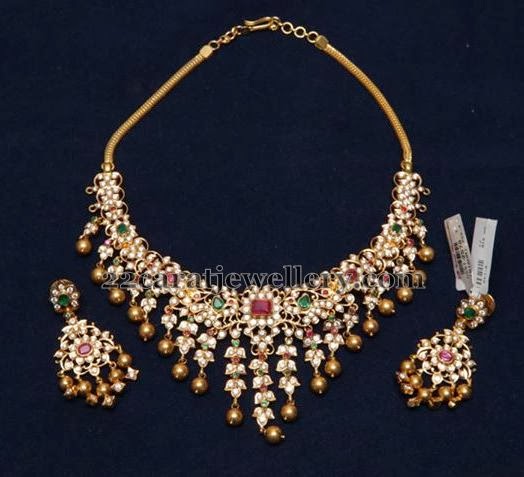 Pachhi Necklace by Surajbhan Jewels - Jewellery Designs