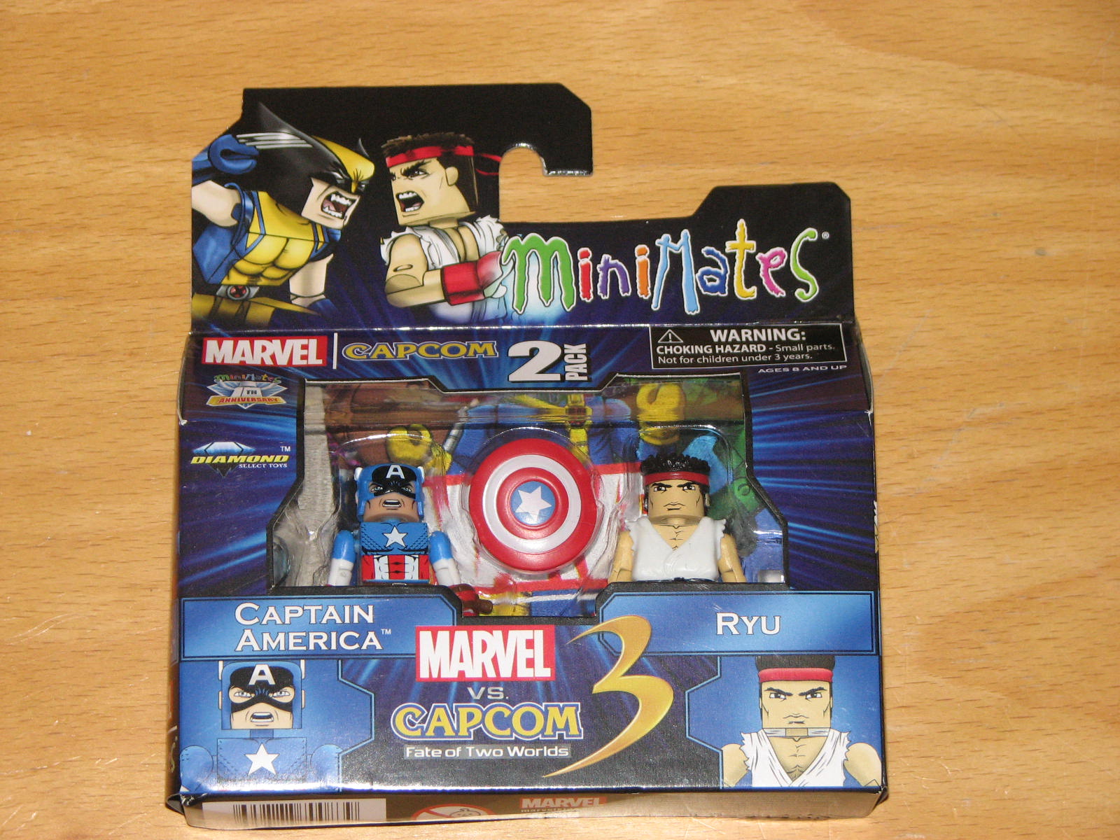 AJV's Blog: Marvel Vs. Capcom 3 Minimates Review : Capt. America Vs. Ryu