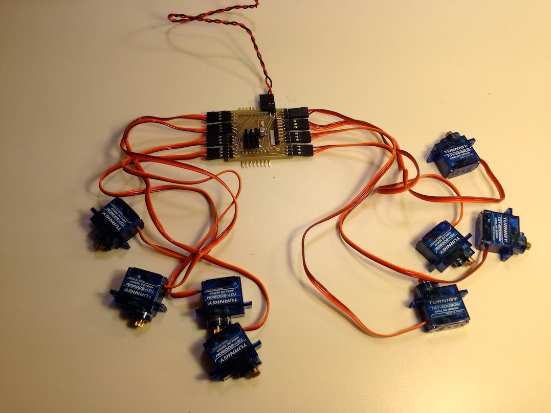 Bryan Cera: Robot Motherboard Meets Servos.