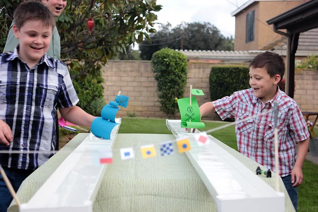 Clearwater Cottage: Make Your Own Backyard Sail Boat Race