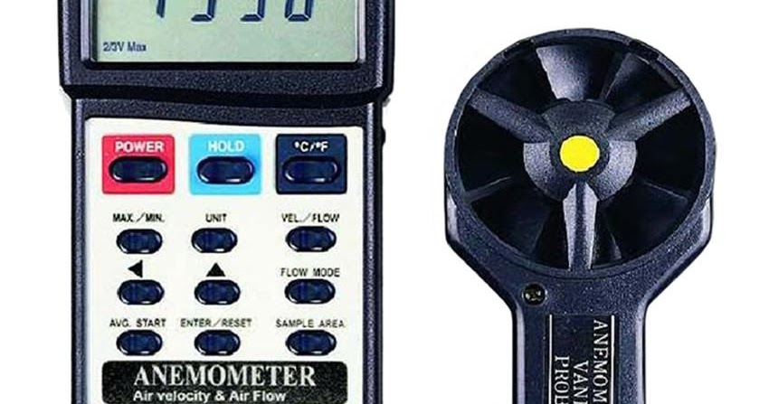 Jual Anemometer, Air Flow Meter, Air Velocity Meter Lutron AM-4206 ...