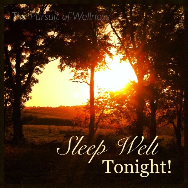 The Pursuit Of Wellness Sleep Well Tonight