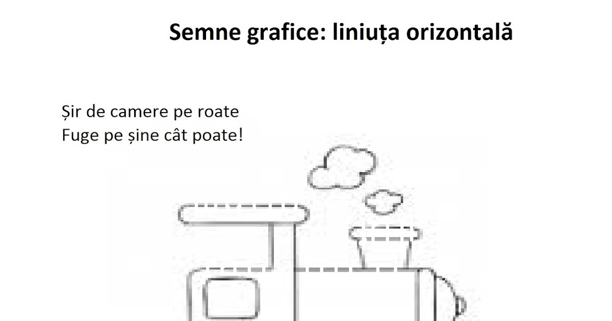 Lumea lui Scolarel...: Clasa pregătitoare:Linia orizontală