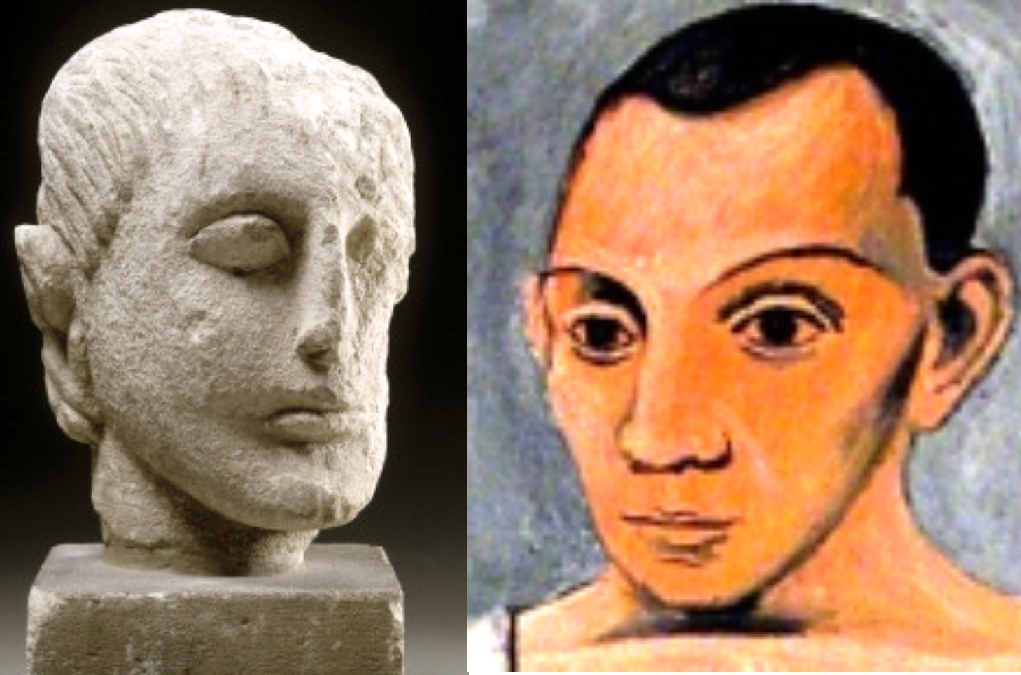 histoire-d-arts: PICASSO, biographie et présentation des 4 autoportraits