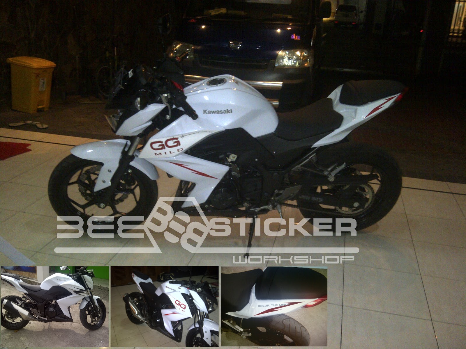 Bee Sticker Workshop: Kawasaki Z250