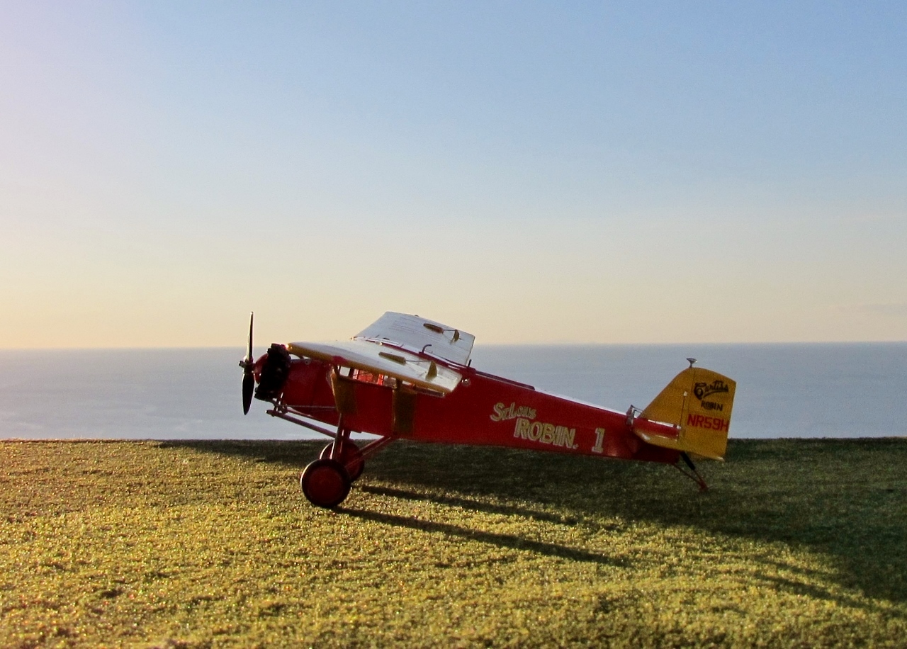Wings of Intent: Scratchbuilt 1/72nd scale Curtiss Robin "St. Louis Robin 1" record holder completed