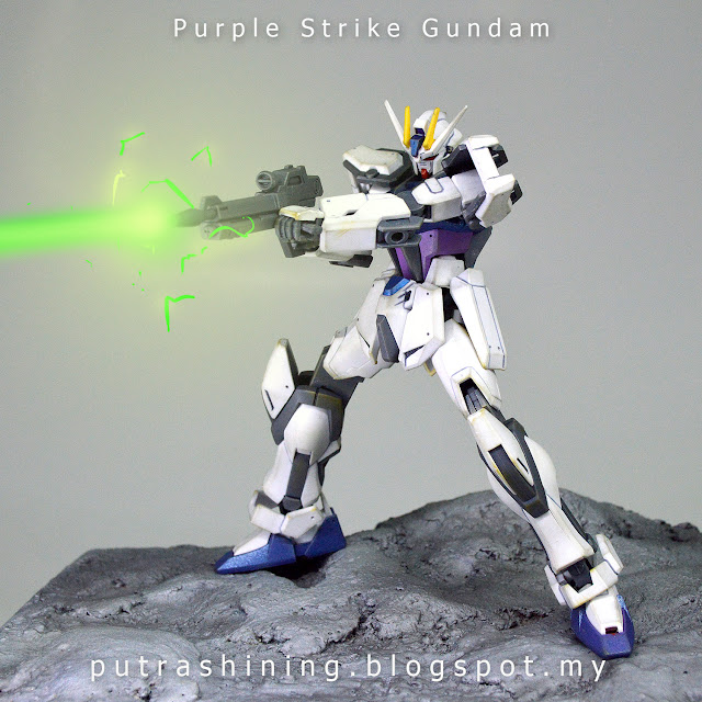 HGCE 1/144 Aile Strike Gundam Custom by Putra Shining "Purple Strike ...