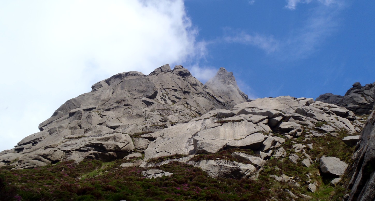 Wild on Arran: Prospero's Prelude and a mean chimney, Cir Mhor