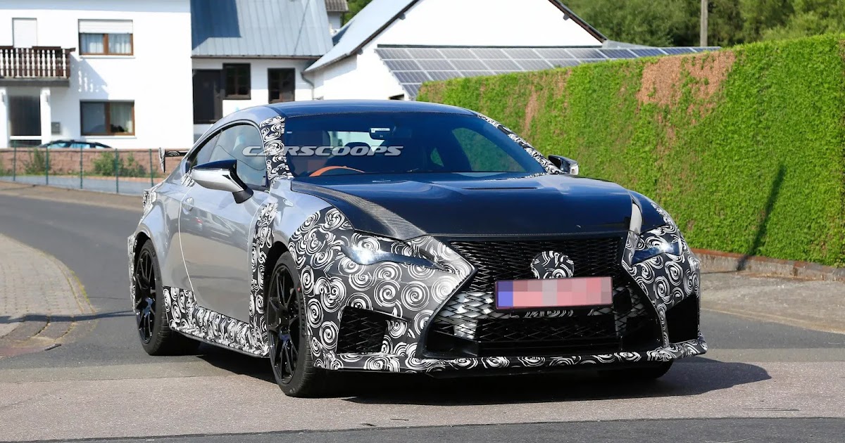 Lexus RC F GT Spied With An Assortment Of Carbon Fiber Components