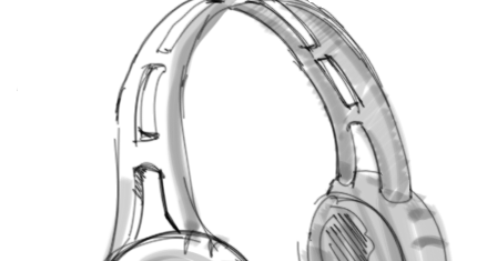 ID render: How to start a sketch of a pair of headsets