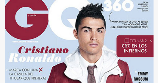 Cristiano Ronaldo is cover of spanish GQ magazine