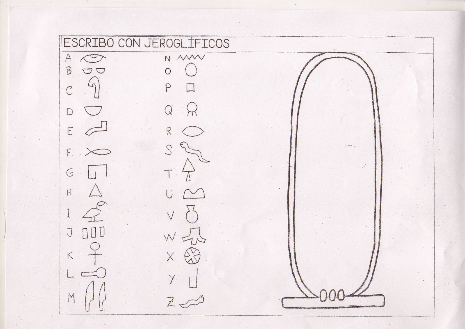 Las cosas que aprendo: EGIPTO